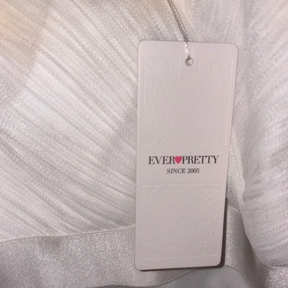 Ever Pretty | Dresses | Ever Pretty White Wedding Dress With Sheer ...